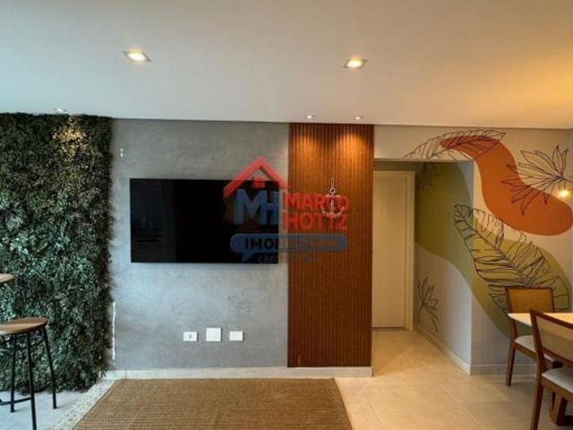 Apartamento mobiliado e automatizado no Canto do Forte