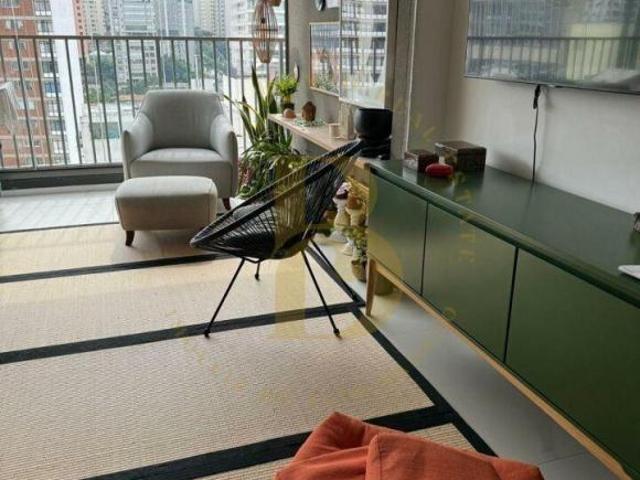 Apartamento mobiliado e completo à venda no Paraíso ? 44m², 1 dormitório e 1 vaga