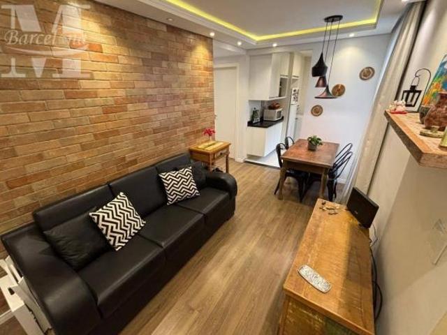 APARTAMENTO MOBILIADO E DECORADO – FANNY – 2 QUARTOS – 1 VAGA – CONDOMÍNIO COMPLETO