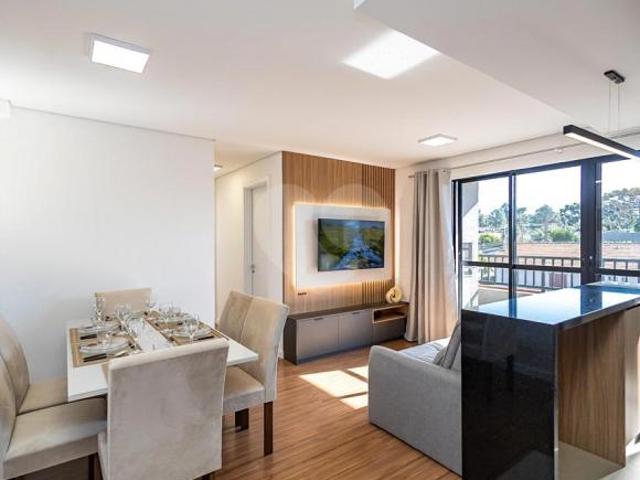 Apartamento Mobiliado Em Sta. Felicidade Sacada com Churrasqueira e super ensolarado