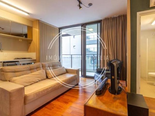Apartamento mobiliado, em Pinheiros, com 47 m² e 1 quarto