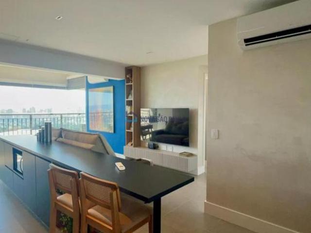 Apartamento Mobiliado em Pinheiros com vista livre e 2 quartos