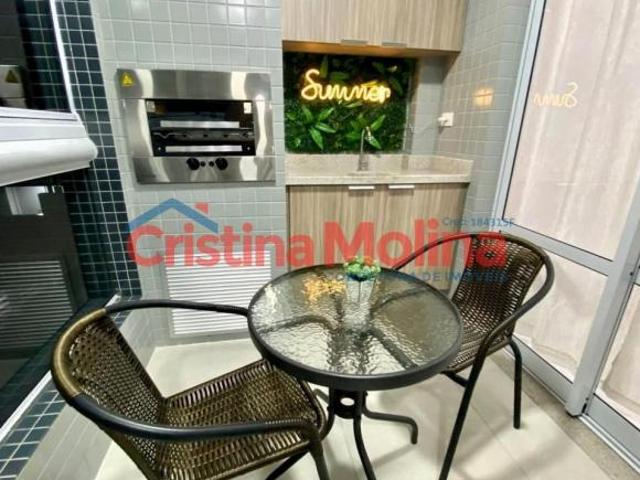 Apartamento mobiliado, flat, alto padrão, lazer, perto da praia, Boqueirão