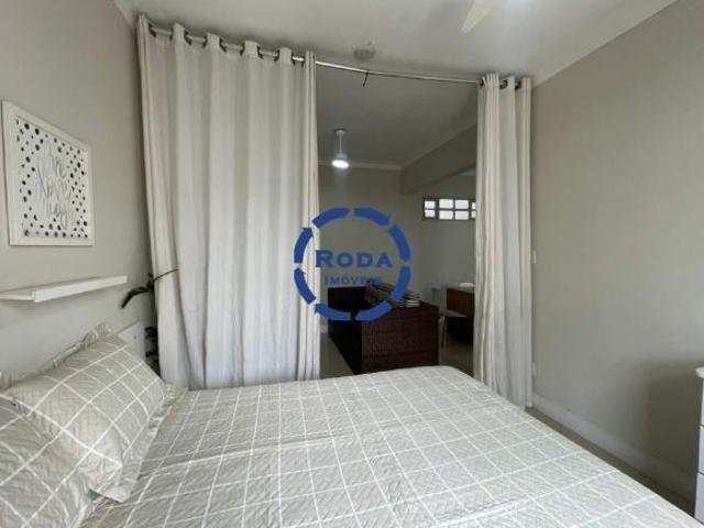 Apartamento mobiliado frente mar com 1 dormitório no José Menino