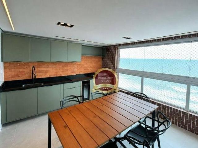 Apartamento mobiliado | Mongaguá — 106m², 3 dormitórios, 1 suíte e 2 vagas | R$ 955 mil