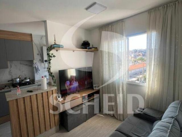 Apartamento mobiliado novo, 2 dormitórios, lazer completo