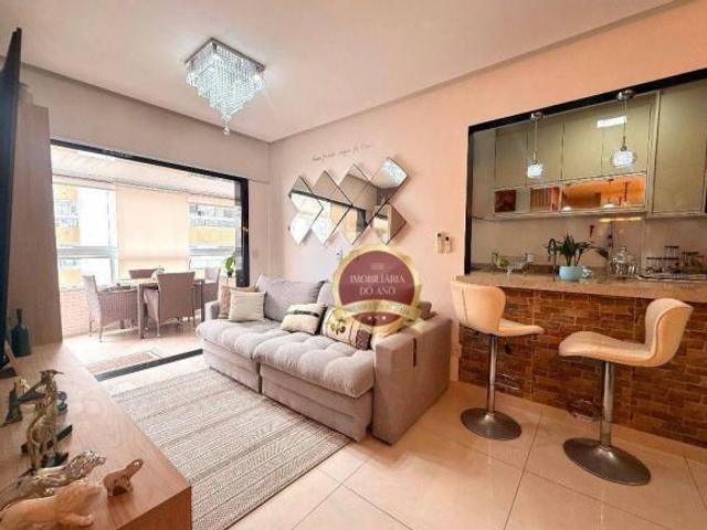 Apartamento mobiliado no bairro do Boqueirão em Praia Grande