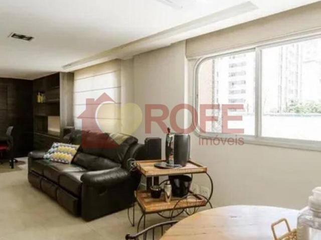 Apartamento MOBILIADO no Itaim, com 122m² sendo 2 quartos e 2 vagas