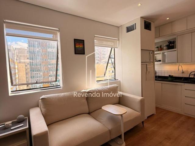 Apartamento mobiliado na Consolação: 1 quarto, 1 sala, 1 banheiro, 1 vaga de garagem, 28 m². Pronto para morar e impecável!, Consolação São Paulo/SPConsolação São Paulo/SP