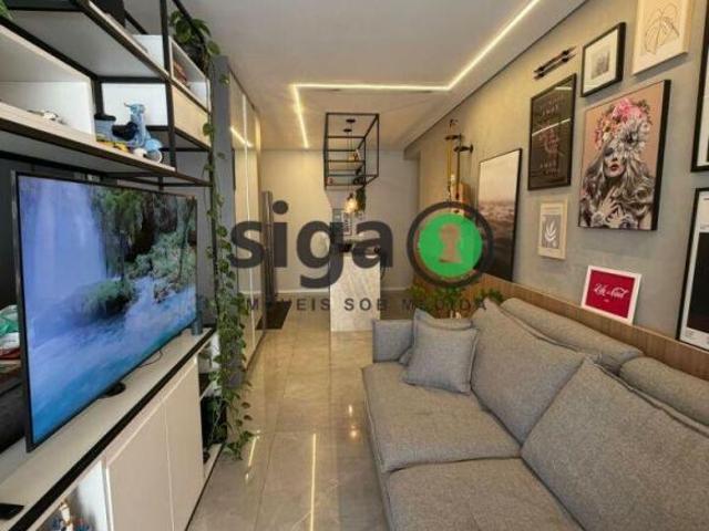 Apartamento mobiliado para venda de 47m² a 400m do Aeroporto de Congonhas