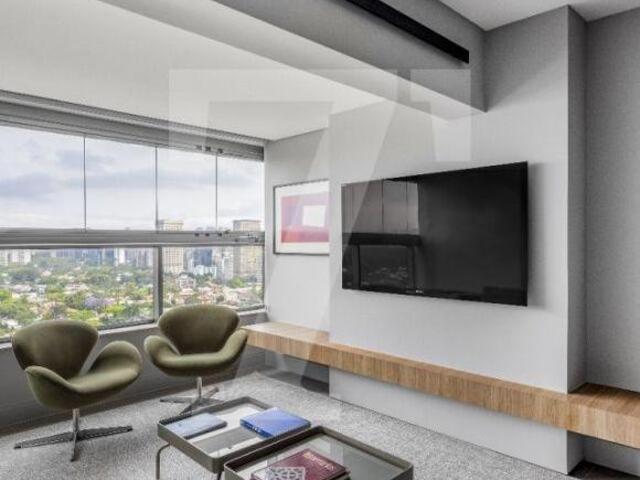 Apartamento mobiliado para venda e locação em Pinheiros