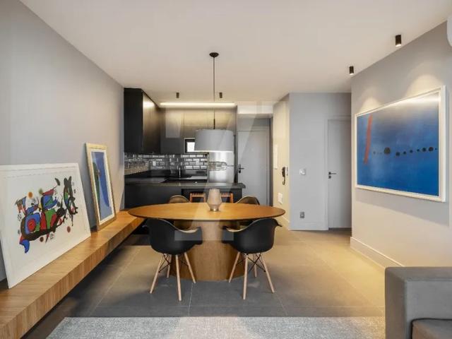 Apartamento mobiliado para venda e locação em Pinheiros
