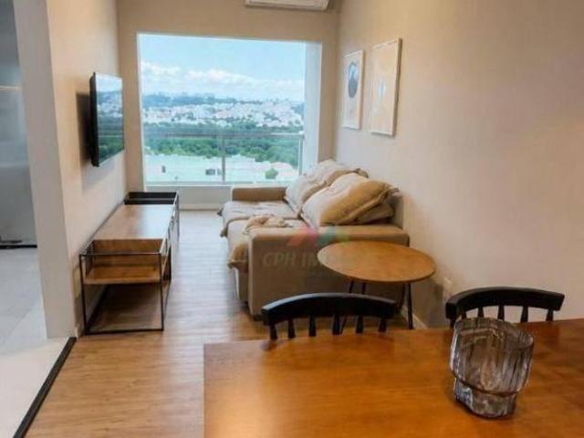 Apartamento mobiliado para vender e alugar no Edifício Vila do Parque Indaiatuba, SP