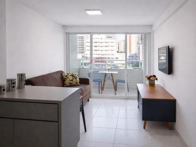 Apartamento mobiliado para alugar de 1 quarto em Tambaú