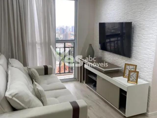 Apartamento mobiliado para aluguel em Parque Erasmo Assunção, Santo André Condomínio com piscina R