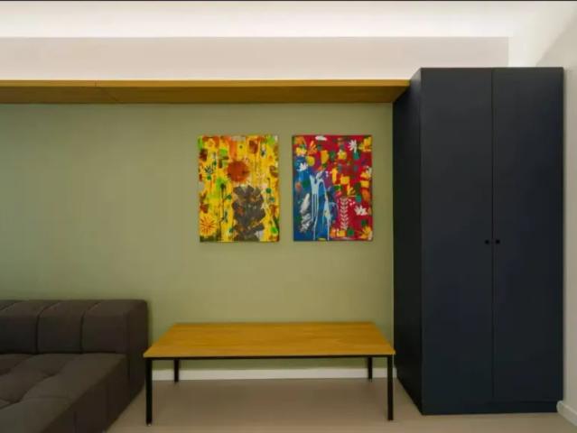 Apartamento mobiliado para locação 1 dormitorio, sala com varanda, 01 vaga com piscina, academia