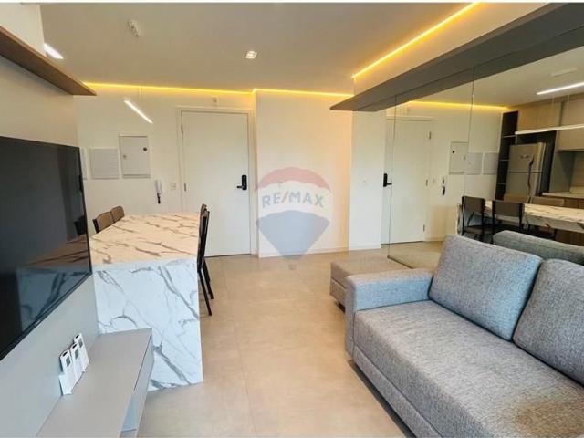 Apartamento mobiliado para locação com 2 dormitórios sendo 01 suíte, 75m² no Condomínio Oka Mamoré – Alphaville/SP