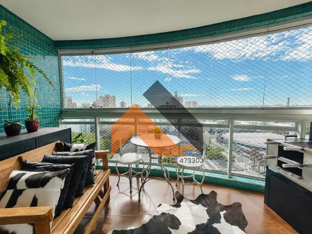 Apartamento mobiliado para locação com 3 suítes, 3 vagas com lazer e varanda bairro Barcelona / São Caetano do Sul/SP | Cód.: 1237