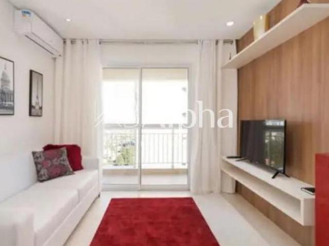 Apartamento mobiliado para locação e venda no Condomínio Hit em Alphaville SP