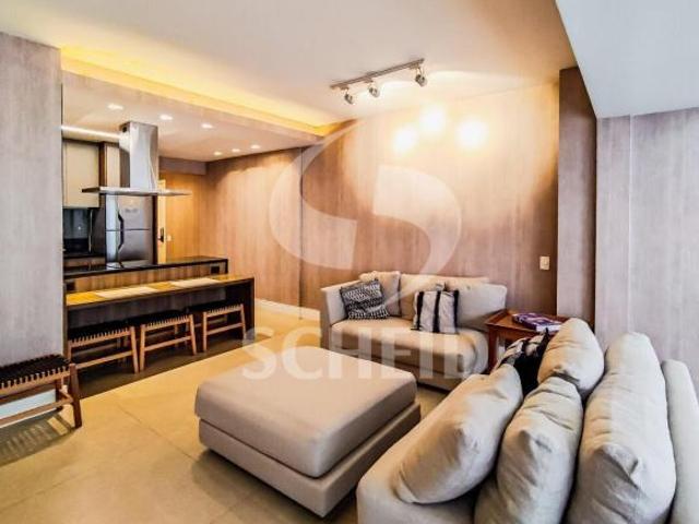 Apartamento mobiliado para locação no Brooklin 81m² 1 Suíte 2 Vagas