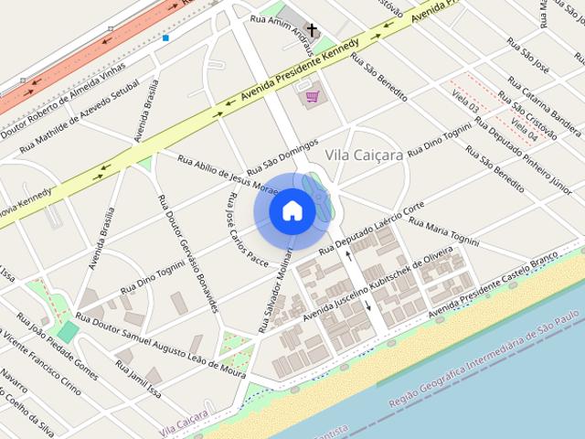 Apartamento MOBILIADO próximo a praia Praia Grande Vila Caiçara