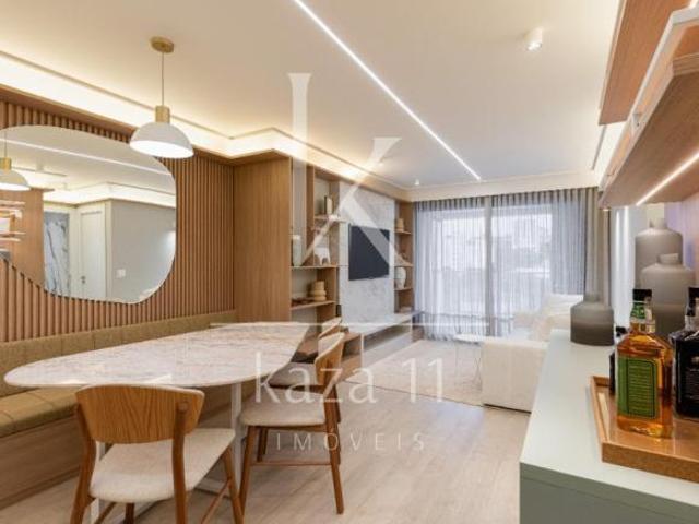 Apartamento Mobiliado Terrasse Élégant | 2 Quartos, 1 Suíte, 2 Vagas | 94.34 m² | Ahú