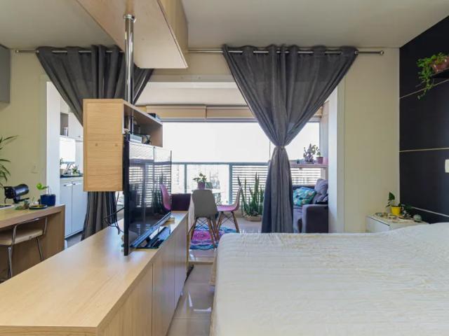 Apartamento mobiliado à Venda no Brooklin Paulista – Conforto e Praticidade em 33m²
