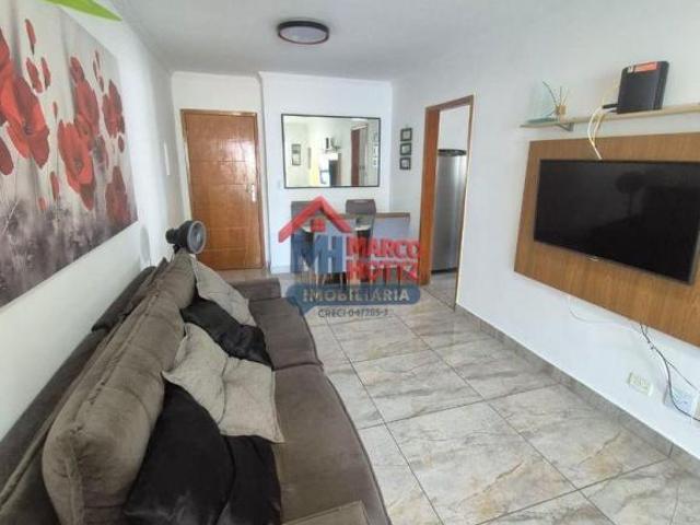Apartamento mobiliado vista mar 2 vagas Vila Guilhermina