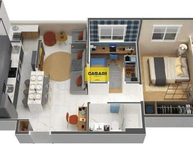 Apartamento moderno no Aimberê One em Santo André – 2 dormitórios, lazer completo e localização priv