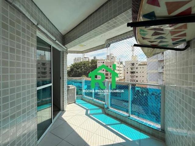 Apartamento moderno a poucos metros da Praia do Tombo com 3 dormitórios e lazer – Guarujá