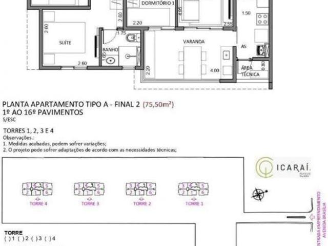 Apartamento Moderno à Venda – Edifício Icaraí Parque Clube | Salto/SP