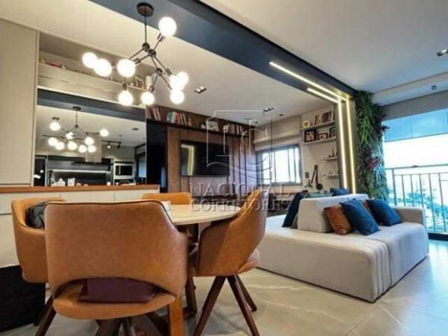 Apartamento Moderno com 60 m² 1 dormitório, 2 vagas