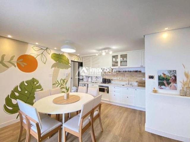 Apartamento moderno com 2 dormitórios e escritório, em Santa Bárbara d’Oeste/SP