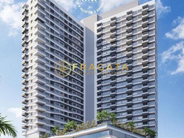 Apartamento moderno com 39m², 2 dormitórios, iluminado e ao lado do Insper na Vila Nova Conceição/SP
