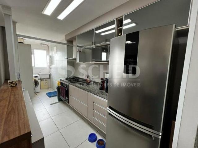 Apartamento moderno com ambientes integrados e 1 dormitório com sala ampliada no Jd. Marajoara