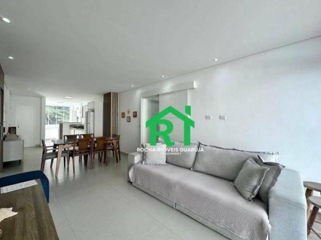 Apartamento moderno, vista mar com 3 quartos 3 suítes à venda em Pitangueiras, Guarujá