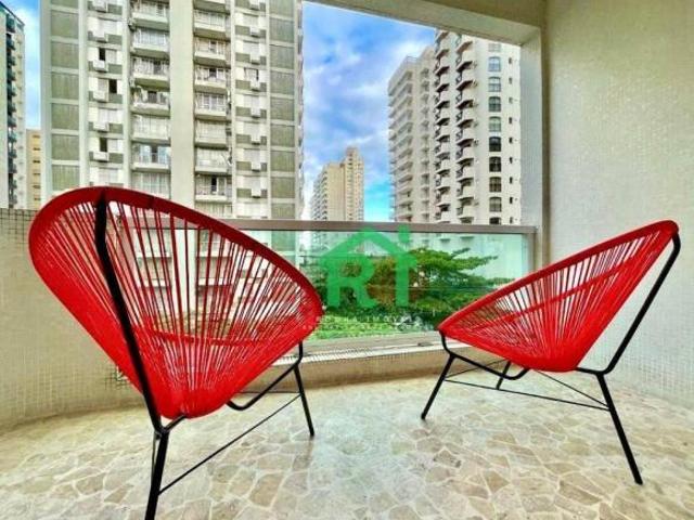 Apartamento Moderno, 2 Dormitórios 1 Suíte, 1 Vaga, Pitangueiras, Guarujá/SP