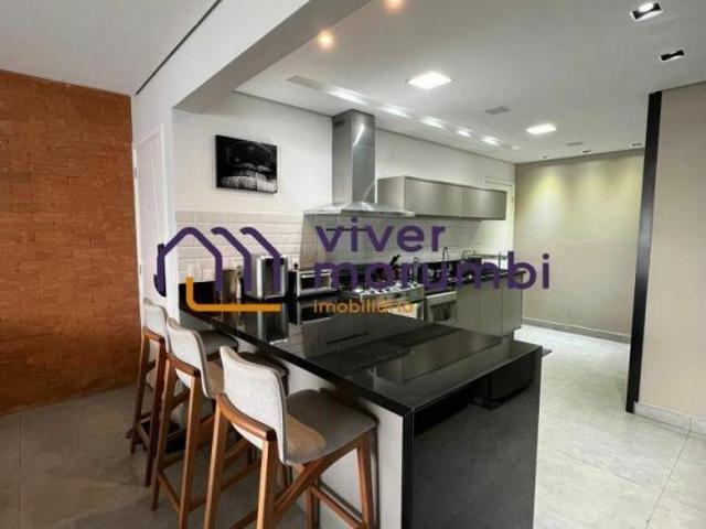 Apartamento na Vila Andrade, com 2 dormitórios, sendo 2 suítes, 2 vagas, varanda gourmet com churras