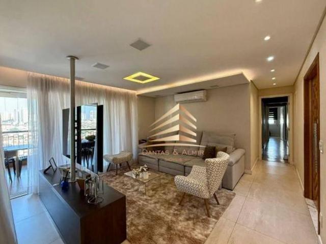 Apartamento na Vila Rosália, 182m², 4 Dormitórios, 2 Suítes, 3 Vagas, Solon Vila Rosália