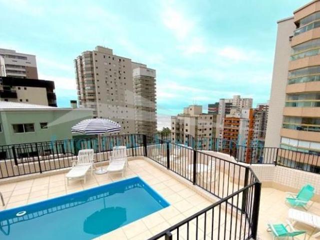 Apartamento na Aviação, Praia Grande SP, cobertura, sendo 03 dormitorios com sacada, 01 suite, 02 b