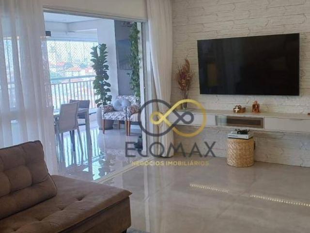 Apartamento na Mooca com 3 quartos e 2 vagas varanda gourmet