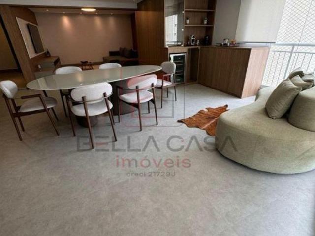 Apartamento na Mooca Mobiliado e Decorado 3 suítes, 2 vagas, depósito privativo Lazer completo