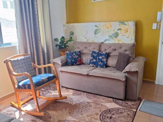 Apartamento na Ocian em Praia Grande SP, 1 dormitório 400 metros da praia
