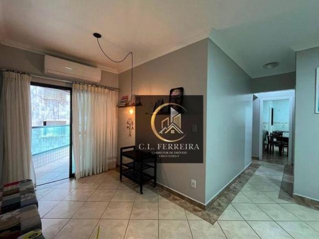 Apartamento na orla da praia, 2 dorms sendo 1 suíte na Aviação Praia Grande/SP