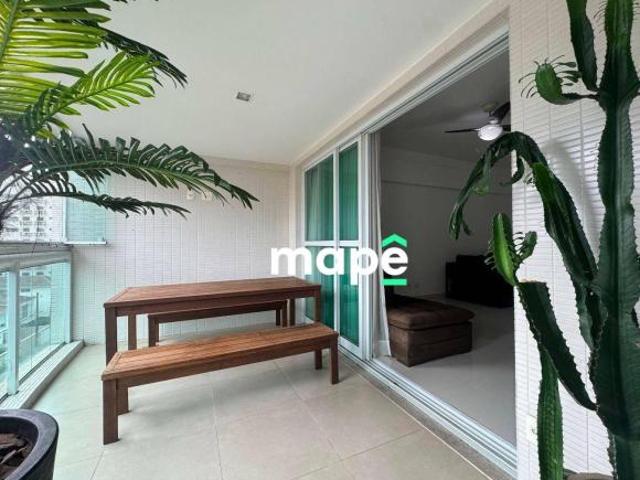 Apartamento na Ponta da Praia com 2 Suítes, Varanda com Churrasqueira e Lazer Completo