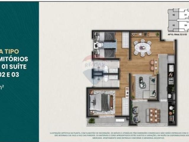 Apartamento na Planta 2 e 3 Dormitórios com Suíte no Campolim – Essência Campolim