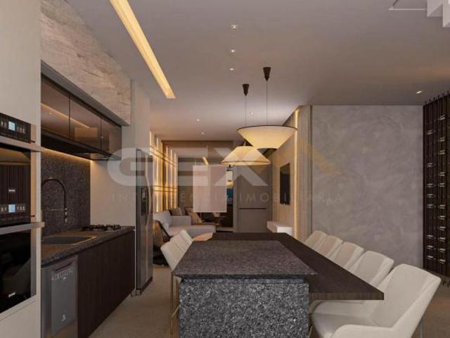 Apartamento na planta à venda no Centro, 1 suíte, 2 semi suítes com área gourmet