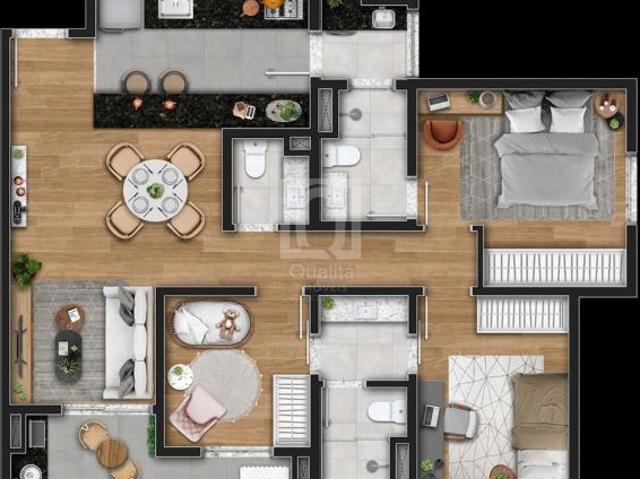 Apartamento na planta Essência Campolim Sorocaba 79,2m²