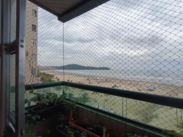 APARTAMENTO NA PRAIA GRANDE FRENTE AO MAR 70 M2