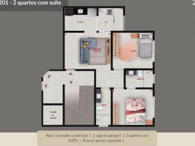 Apartamento, Nacional, Contagem, MG